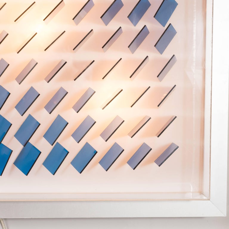 Patrick Bougelet - Composition (Illuminated Wall Scupture) at 1stDibs