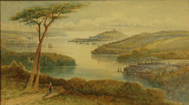 Sydney Ernest Hart - The Penryn River with Penryn and Falmouth For Sale ...
