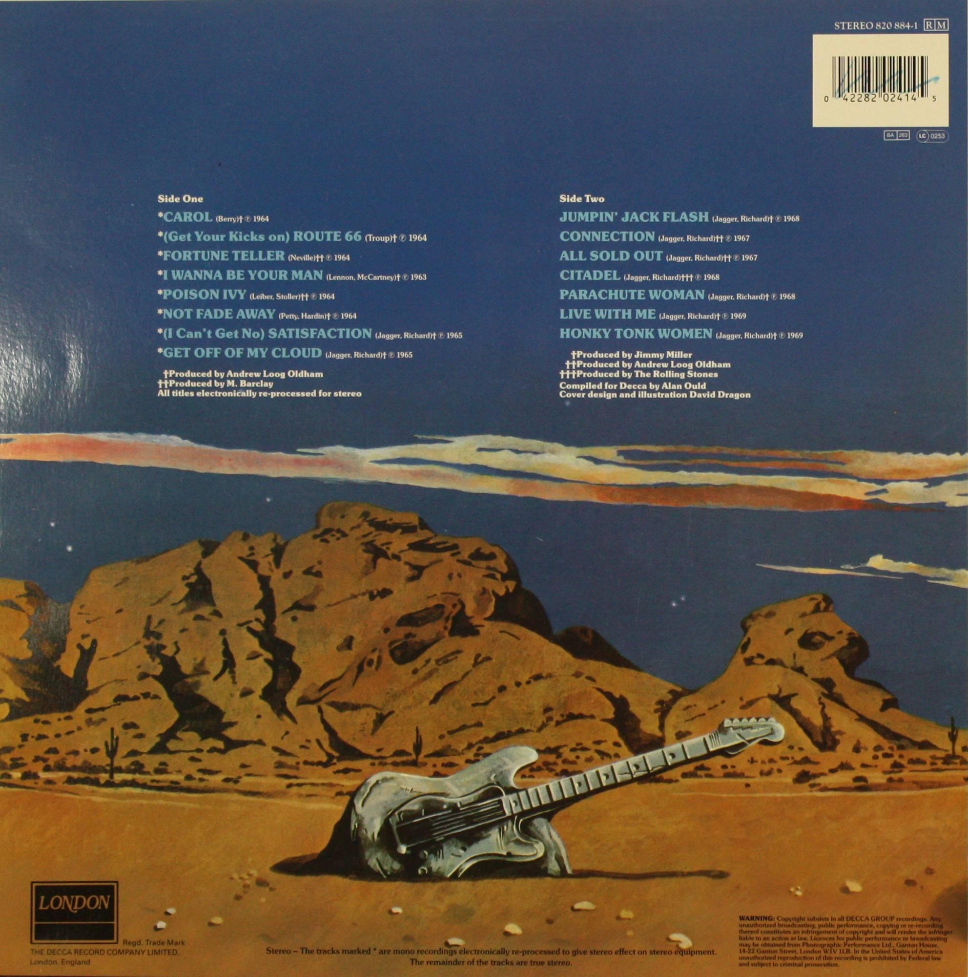 Unknown - Rolling Stones Rare Cromalin Proof for Solid Rock LP Original ...