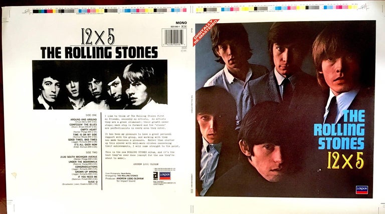 Unknown - ROLLING STONES 12x5 Album Extremely Rare Cromalin Proof ...