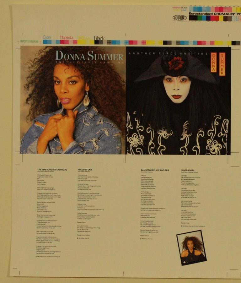 Unknown - Donna Summer Original Production Artwork Another Place and ...