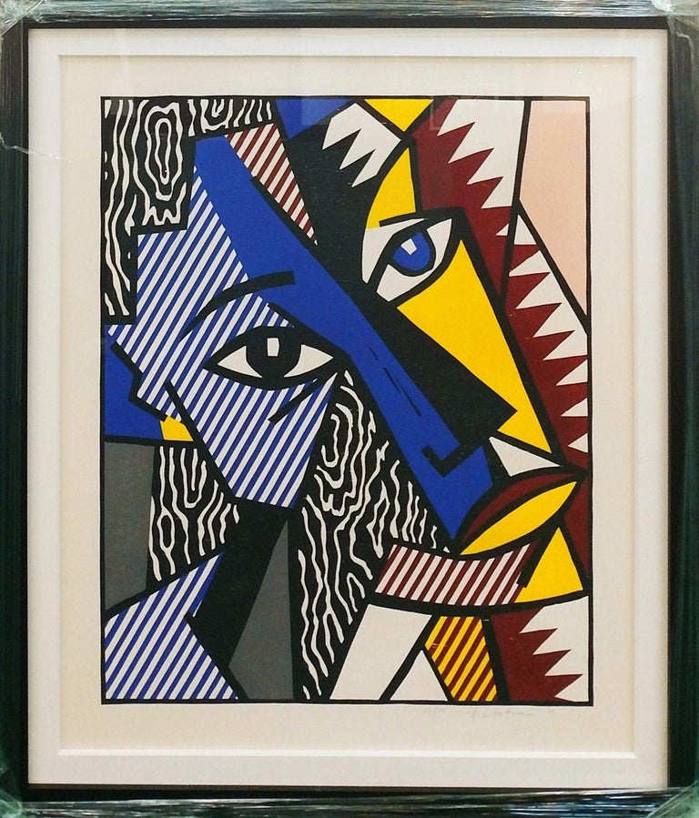 Roy Lichtenstein - Head, from Expressionists Woodcuts, Print For Sale ...