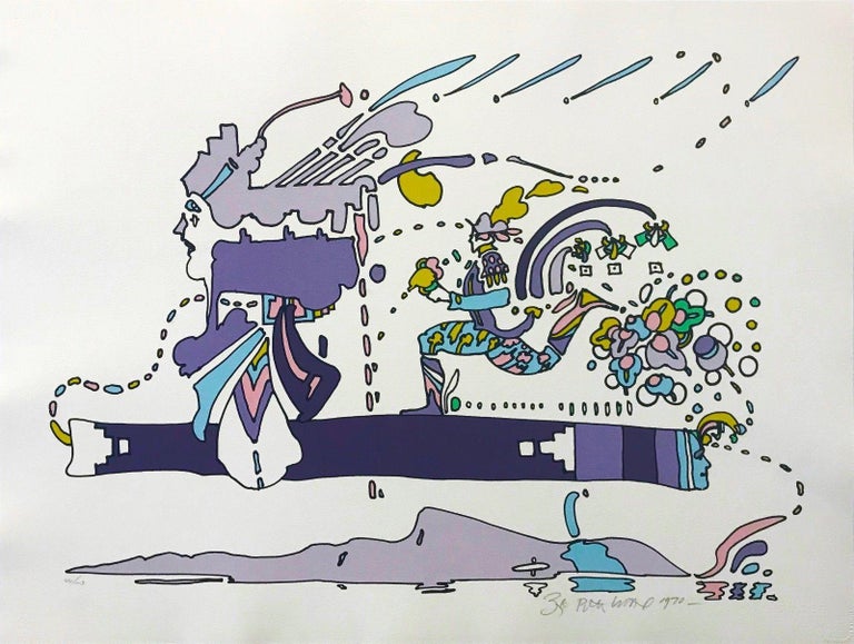Peter Max - MAGICAL MOMENT, Print For Sale at 1stdibs