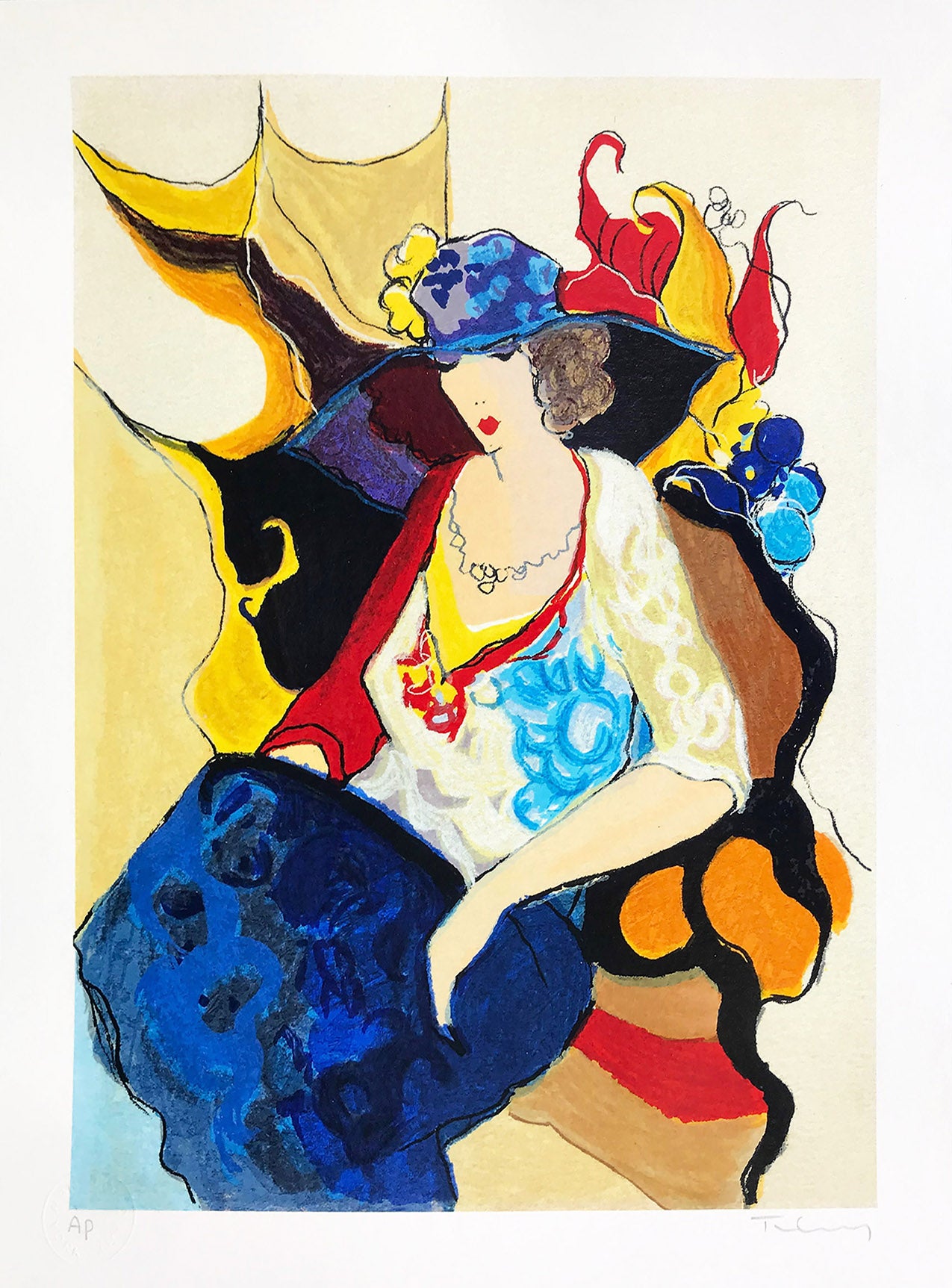 Itzchak Tarkay - (Title Unknown)-Limited Edition Giclee on Paper ...