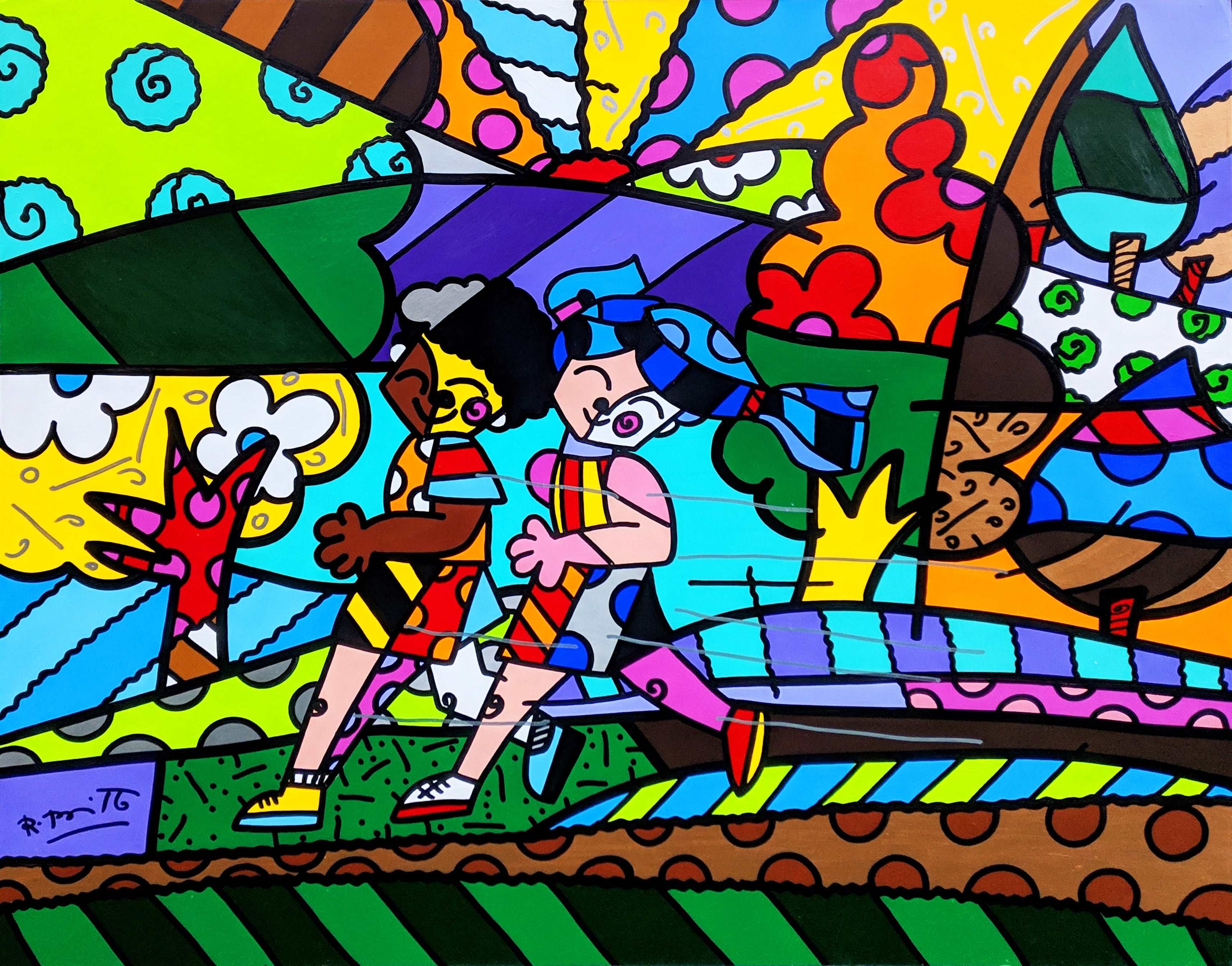 Romero Britto - MIAMI BEACH at 1stDibs