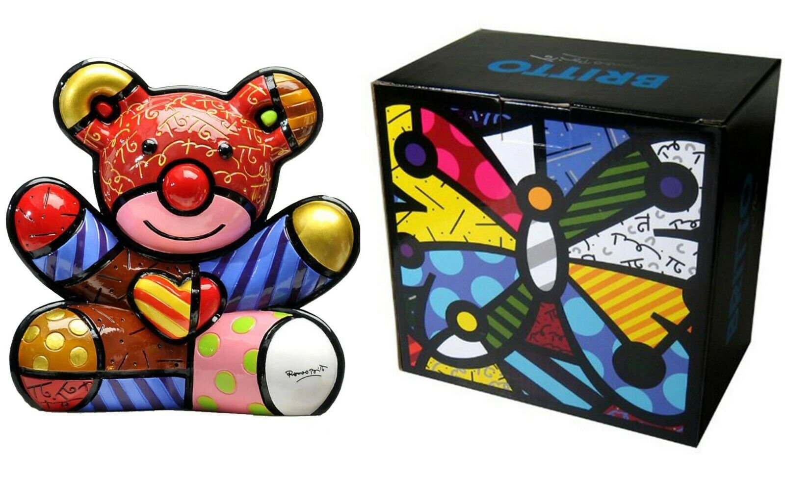Romero Britto - BOOM FISH (SCULPTURE) For Sale at 1stDibs