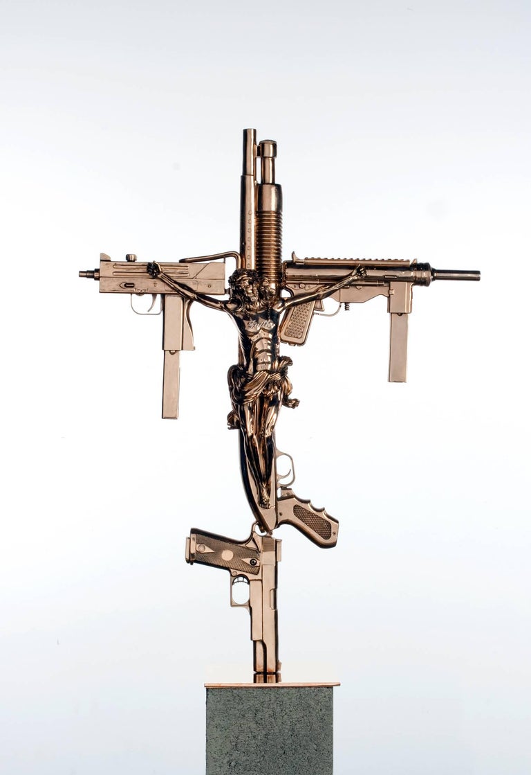 Nimai Kesten - "Crucifix," 2012 Contemporary Sculpture by Nimai Kesten ...