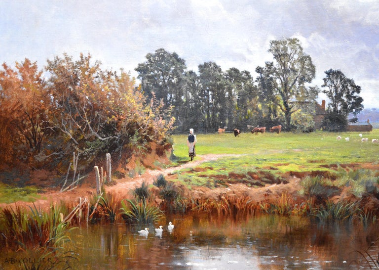 Arthur Bevan Collier - In the Valley of the Taw, Devon - 19th Century ...