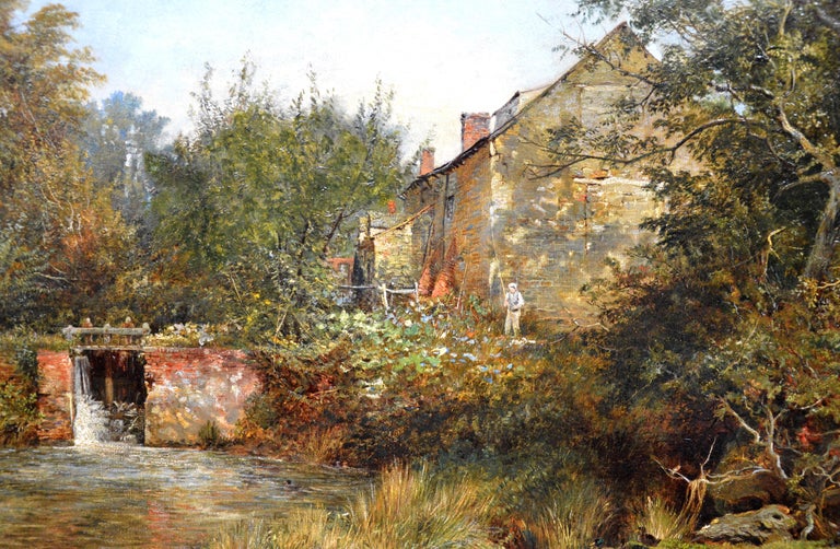 Frederick William Whitehead - On the River Frome - 19th Century ...