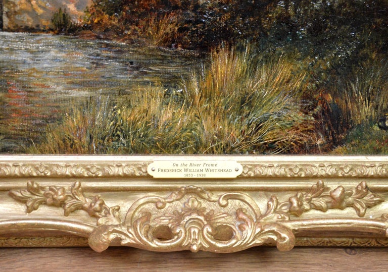 Frederick William Whitehead - On the River Frome - 19th Century ...