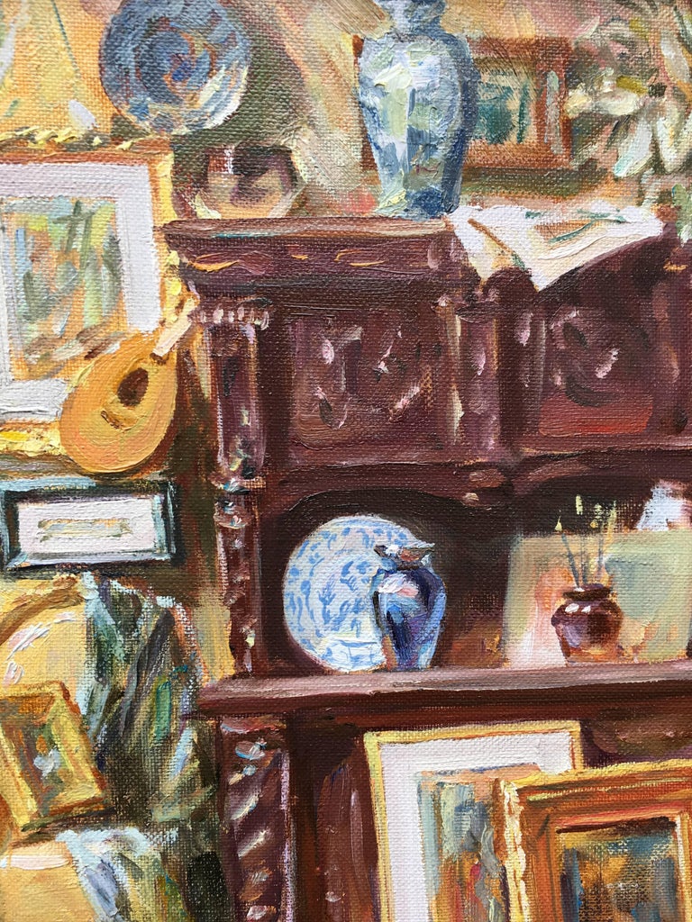 Sergey Marchenko - The Artist's Studio Canvas Oil Paining Serguey ...