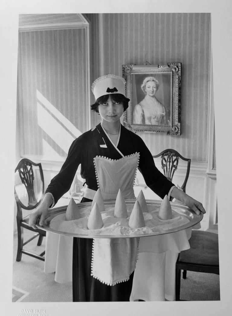 David Hurn - Untitled, Black and White Photograph of Woman Dressed as ...