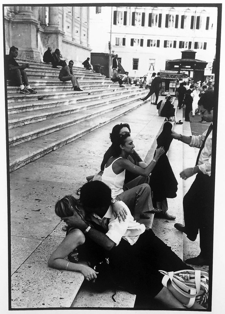 Leonard Freed Couple Rome Italy Black And White Contemporary