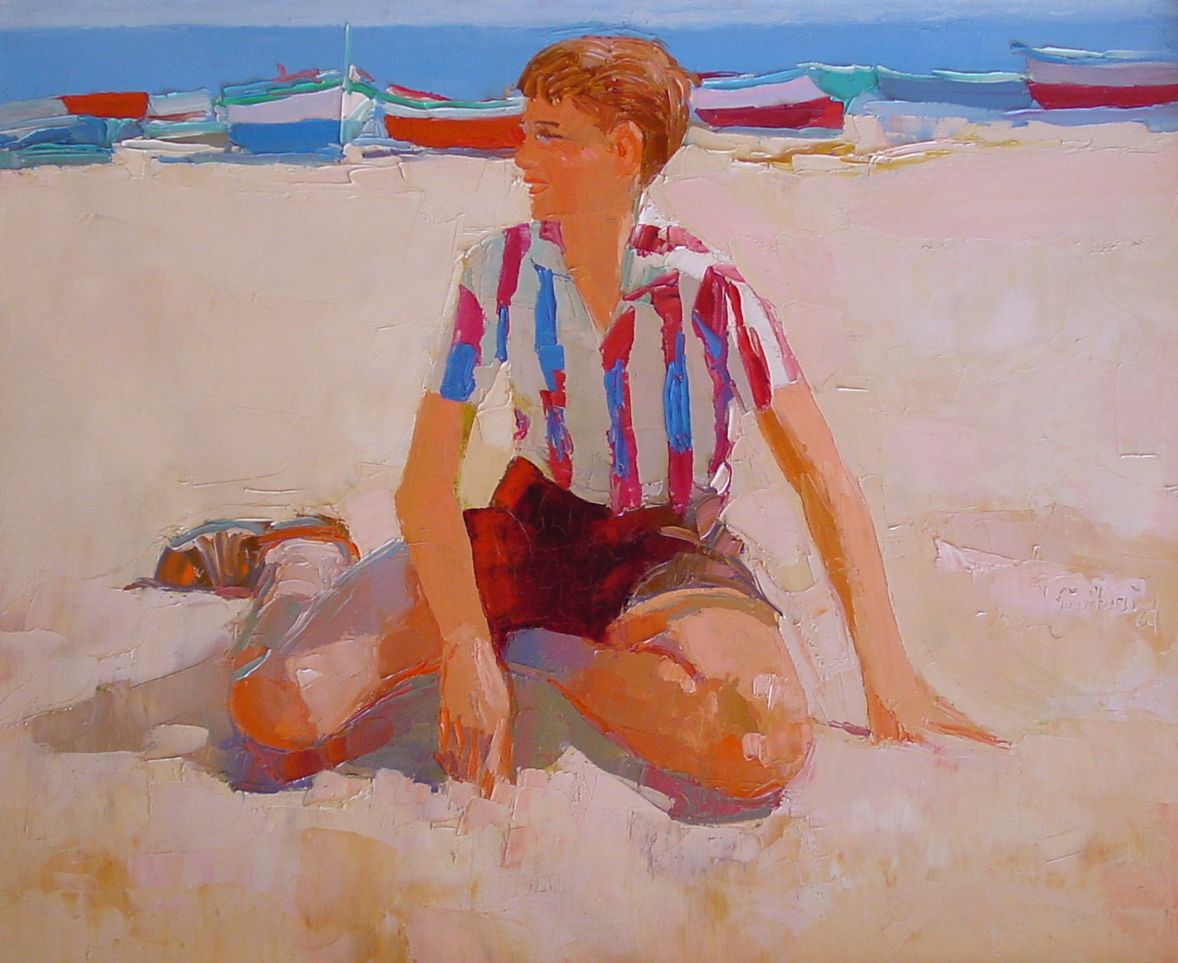 Nicola Simbari - Nicole Simbari Original Oil Painting On Canvas Signed ...