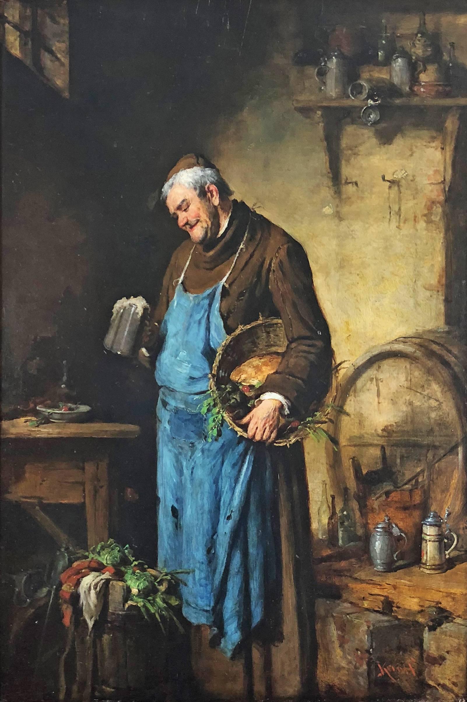 Ferdinand Victor Leon Roybet - The Cellist For Sale at 1stDibs