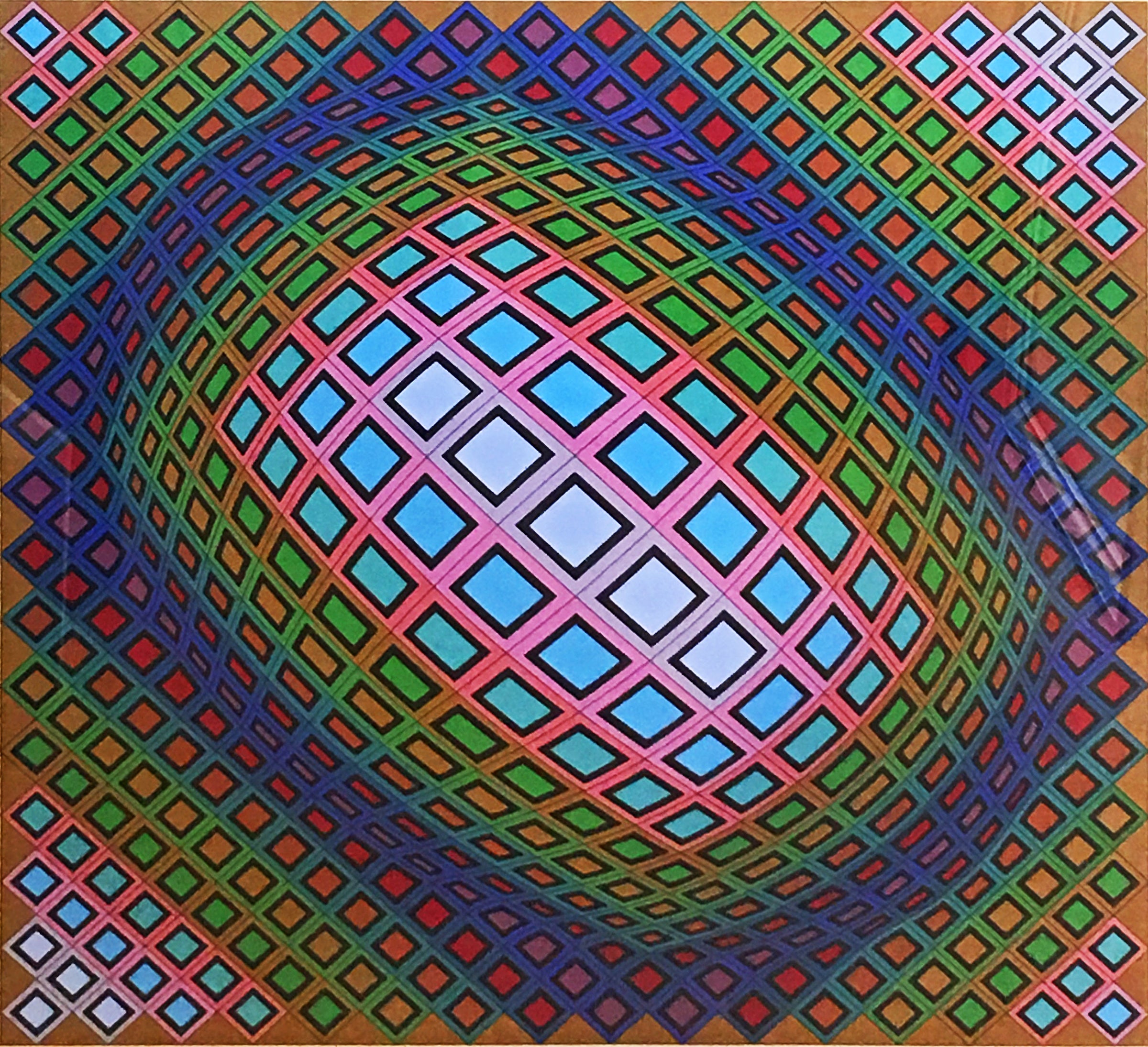 Victor Vasarely - Origins : Cinetic Composition with Toys - Original ...