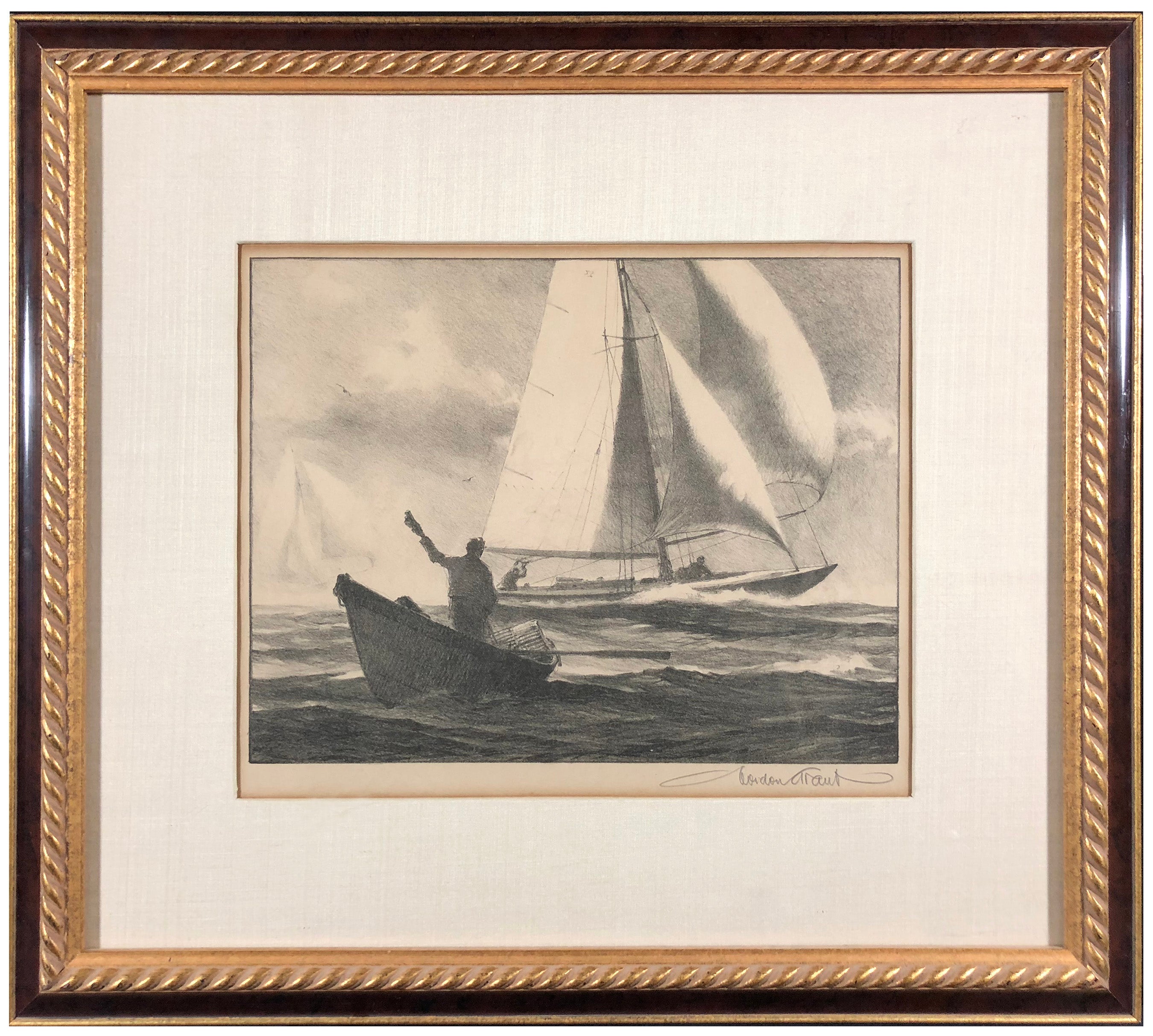 Gordon Grant - Arching Elms, Lithograph by Gordon Grant For Sale at 1stDibs