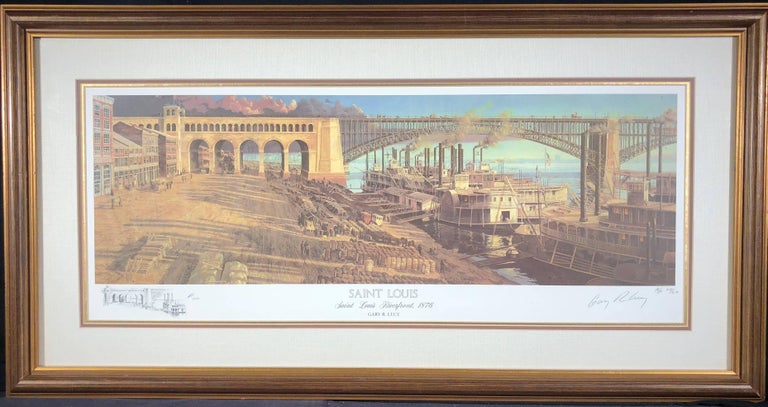 Gary Lucy - Saint Louis Riverfront 1876 at 1stDibs | gary lucy artist ...