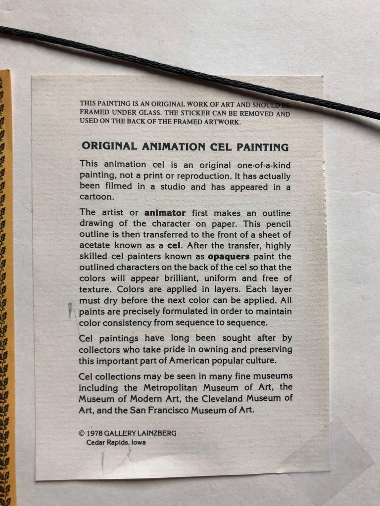 Unknown - Animation Cell from 1970s RAID Commercial For Sale at 1stDibs