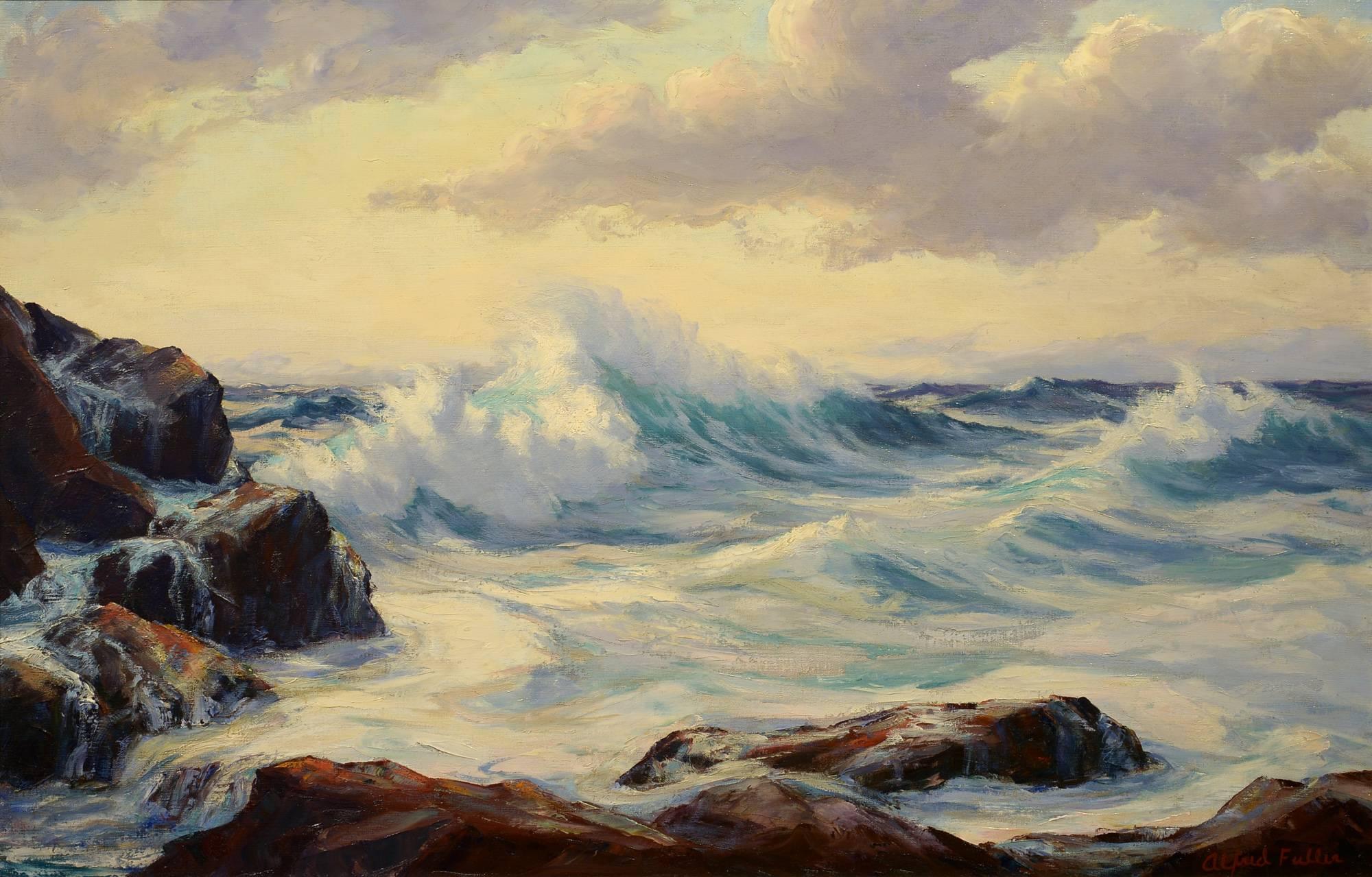 Alfred Fuller (b.1899) - Heavy Surf, Monhegan at 1stDibs | alfred ...