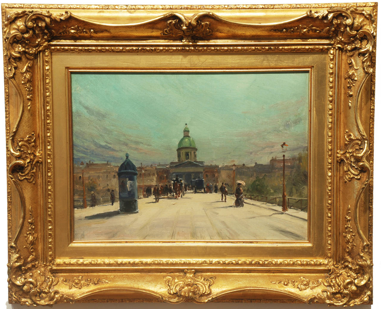 André Gisson - Pont des Arts, Paris, Painting For Sale at 1stdibs