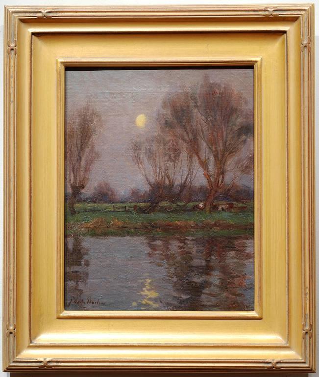 John Noble Barlow - Moonrise Pasture at 1stDibs