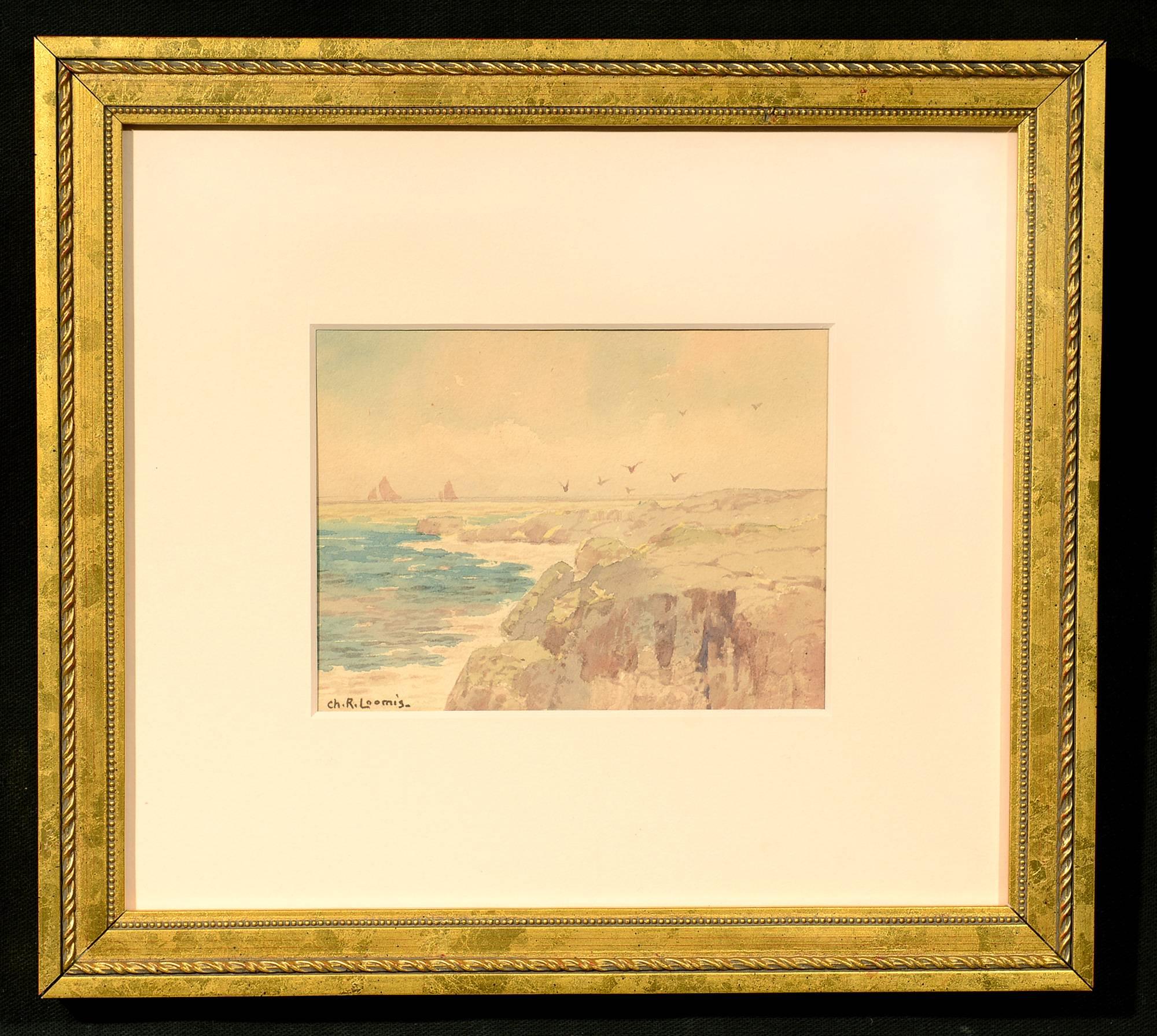 Charles Russell Loomis - Misty Morning on the Coast at 1stDibs ...