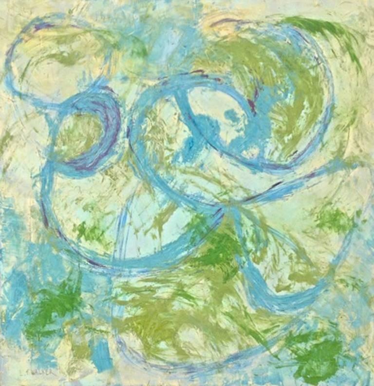 Lynn F. Walker - Blue and Green For Sale at 1stDibs