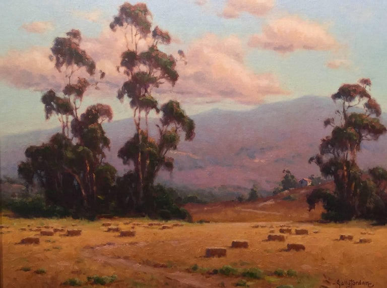 Robert Ixer - Gathering the Harvest - Large Oil Painting, English ...