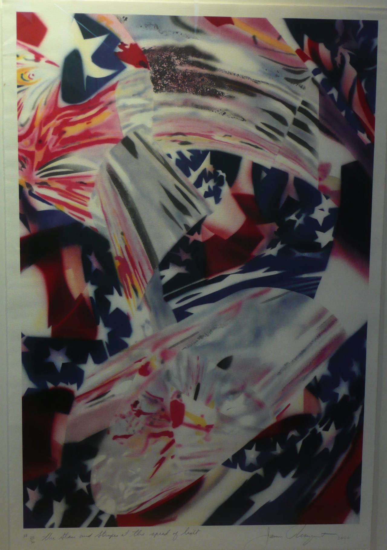 James Rosenquist - Stars and Stripes at the Speed of Light For Sale at ...