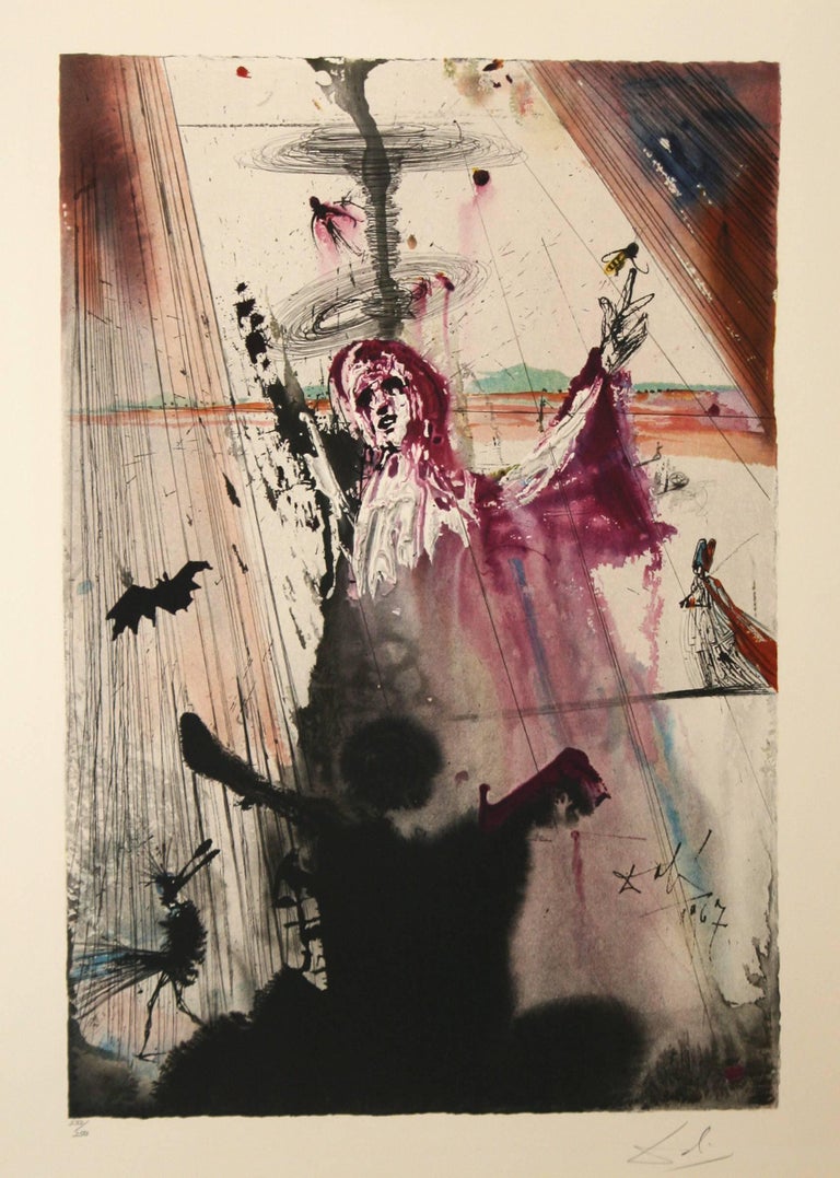 Salvador Dalí­ - I have set before thee....lithograph Aliyah Series ...