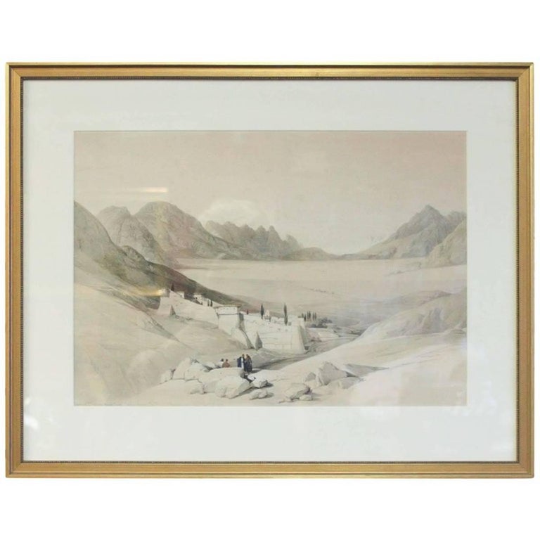 David Roberts - Convent of St. Catherine Lithograph For Sale at 1stDibs
