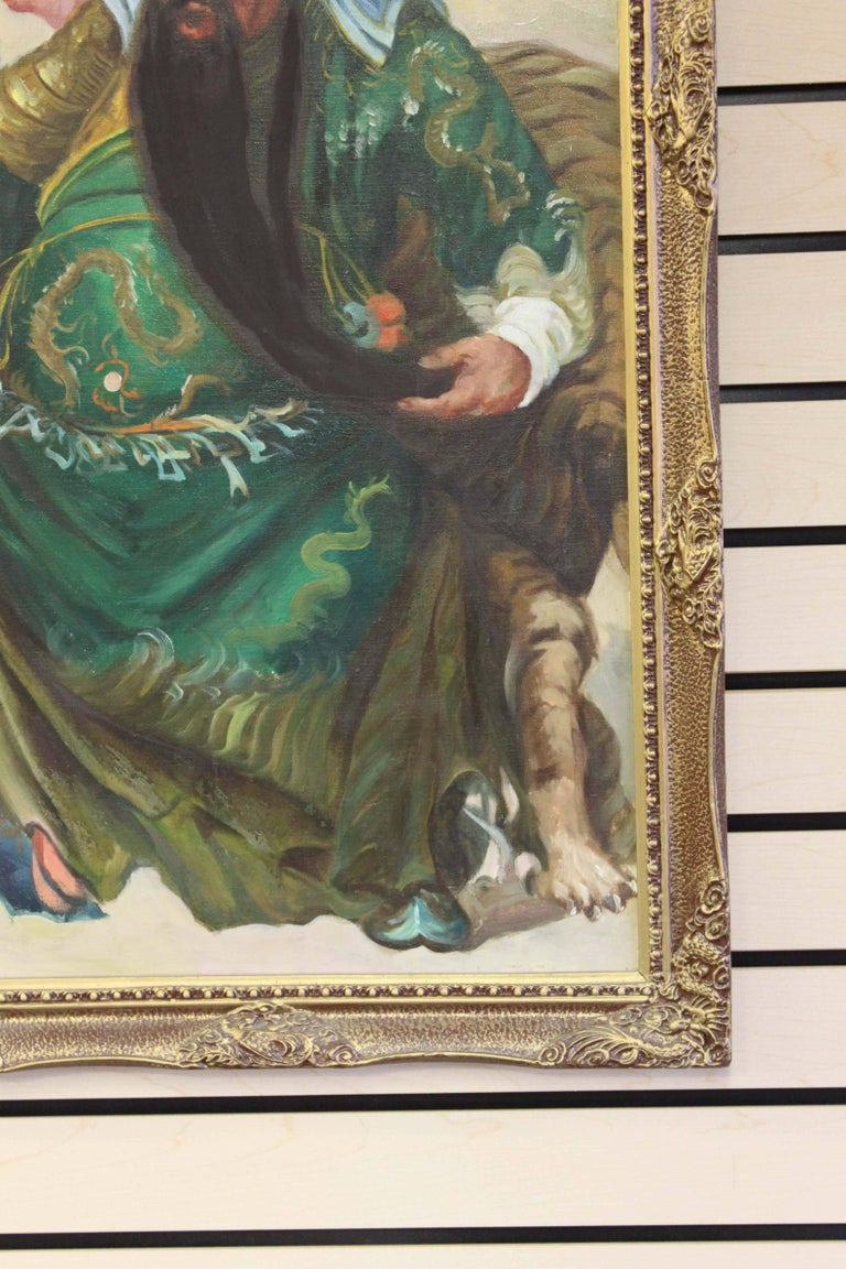 Unknown - Oil Painting of Guan Yu, Painting For Sale at 1stdibs