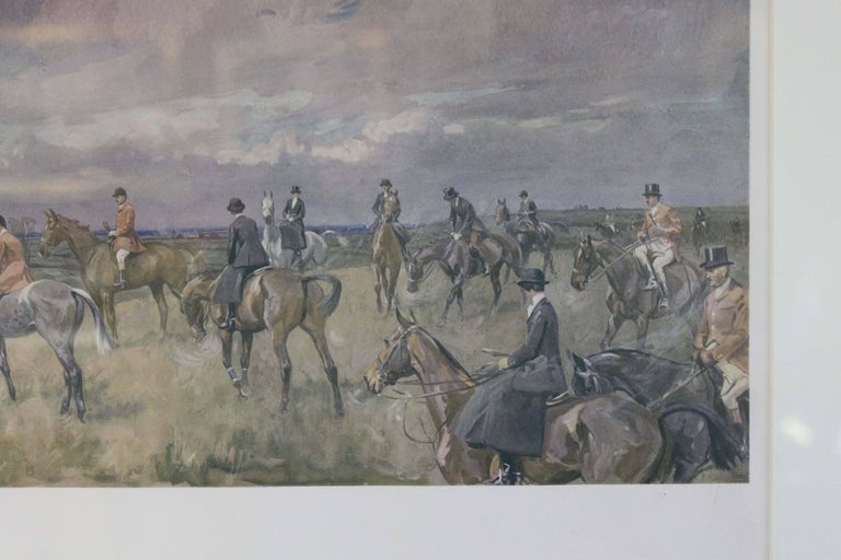 Lionel Edwards - Hunting Countries, the Bicester at Poundor, Print For ...