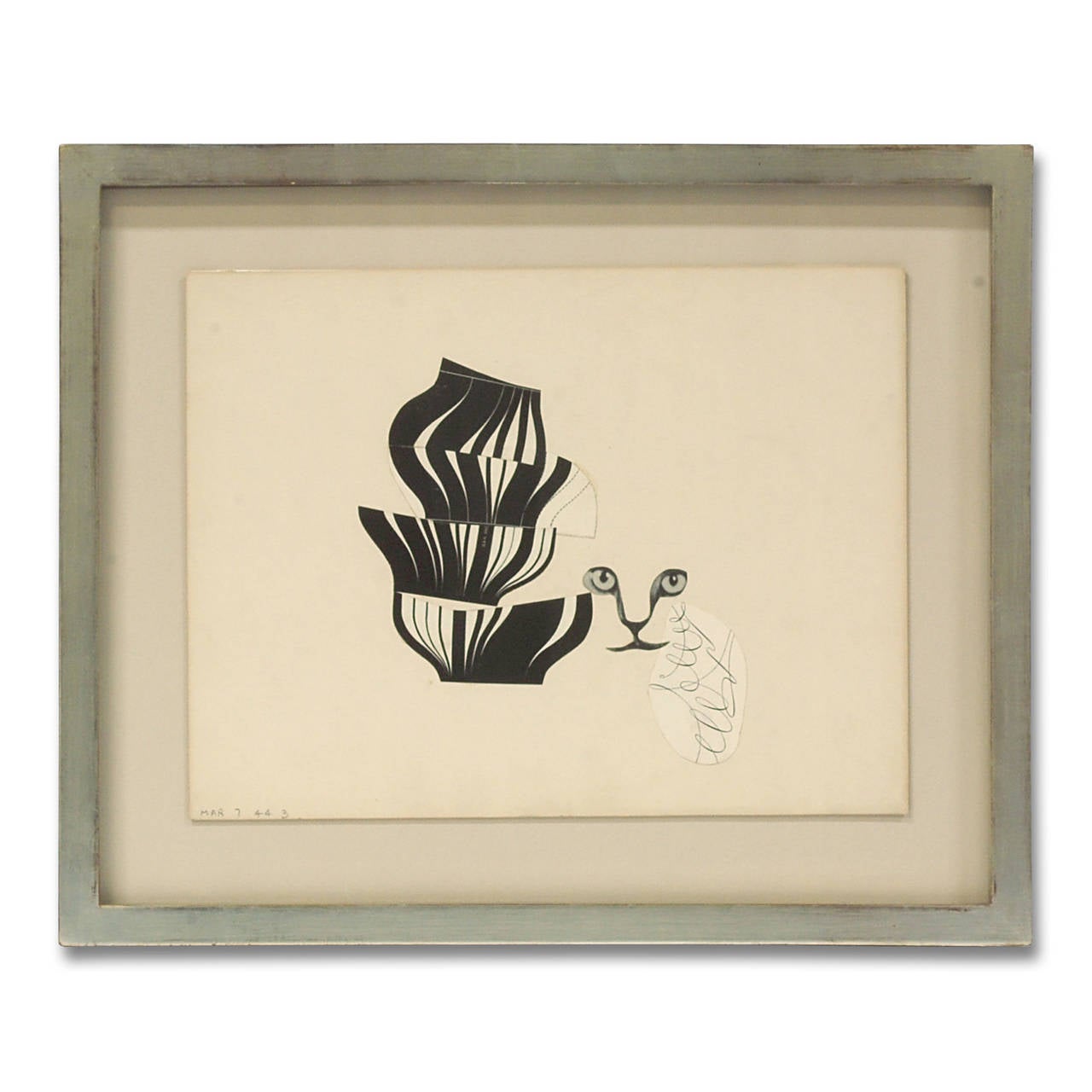 Sidney Gordin - Constructivist Collage #3 For Sale at 1stDibs