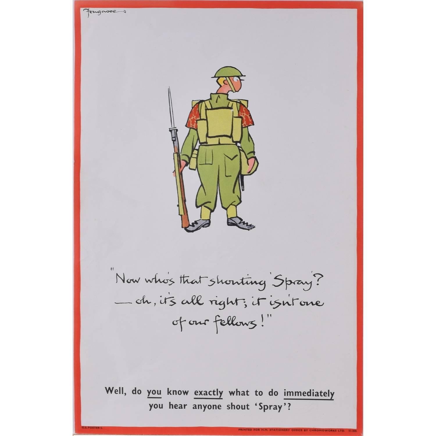 Fougasse (Cyril Kenneth Bird) - 'Fougasse' Gas Awareness/Chemical ...