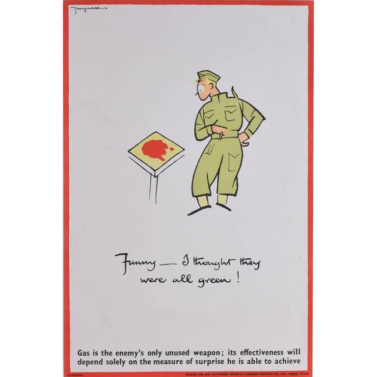 Fougasse (Cyril Kenneth Bird) - 'Fougasse' Gas Awareness/Chemical ...