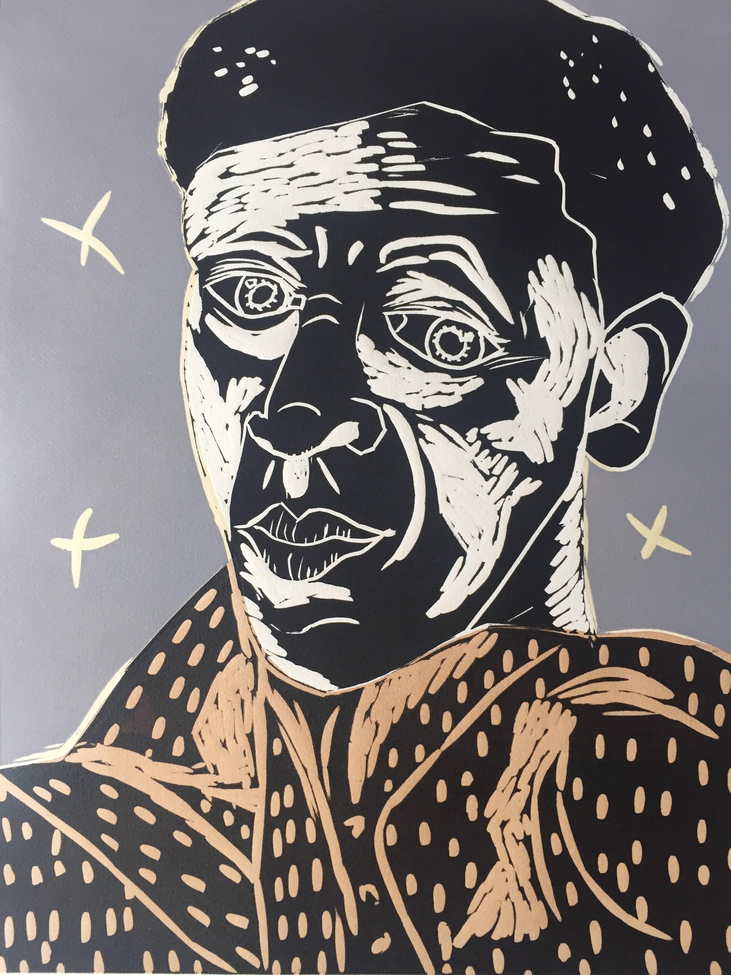 Alex Lazard - Portrait of a Painter For Sale at 1stDibs