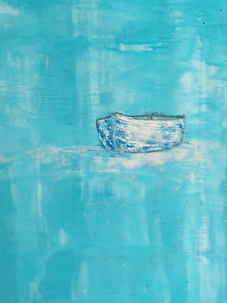 Jim Inzero - Turquoise Waters - Encaustic Seascape Painting For Sale at ...