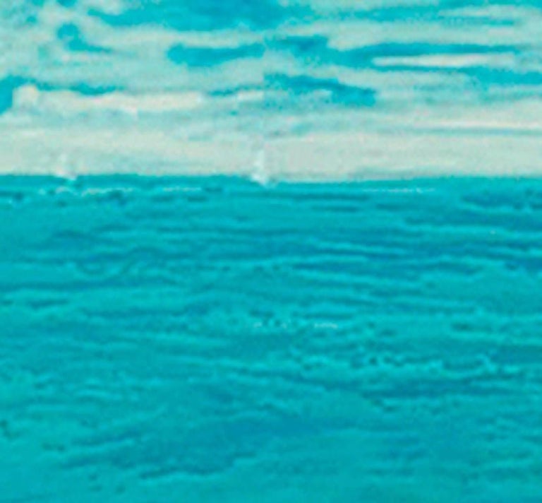 Jim Inzero - Windswept, Encaustic Seascape For Sale at 1stDibs