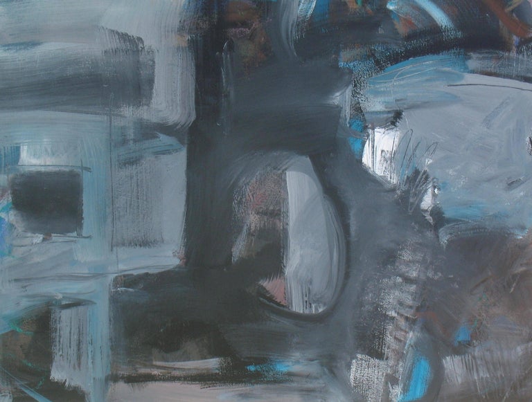 June Johnson - Schpeel, Acrylic Painting on Canvas For Sale at 1stDibs