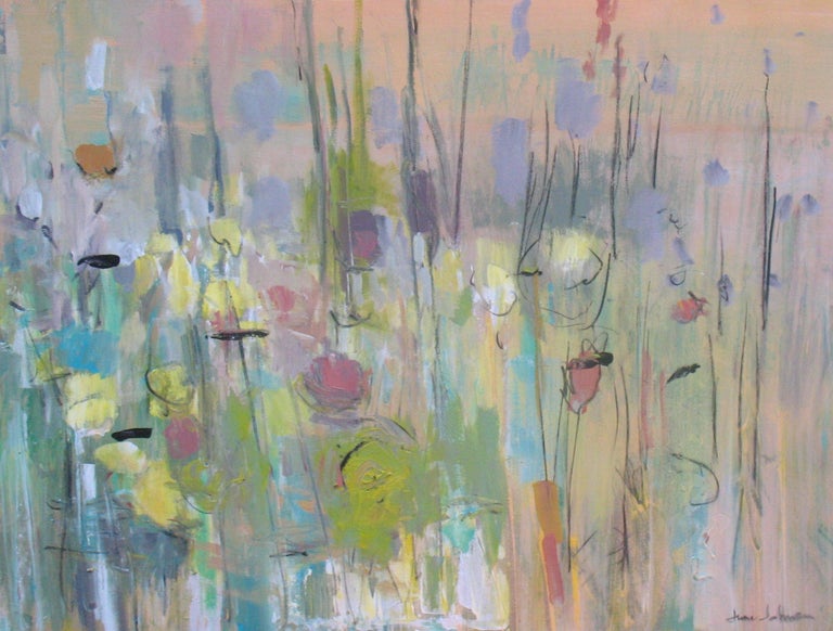 June Johnson - Buzz, Acrylic Painting on Canvas at 1stDibs