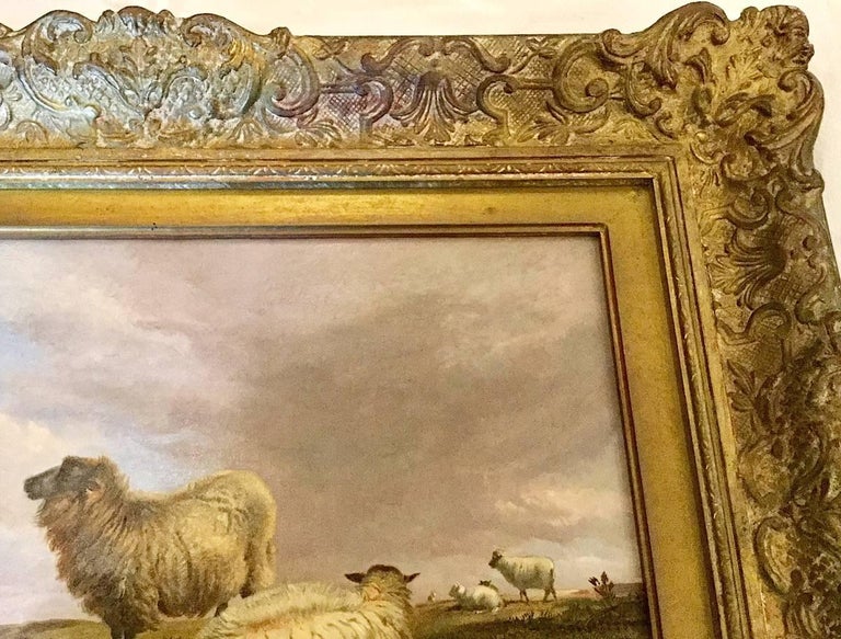 Thomas George Cooper - Sheep in a Landscape An English Scene Victorian ...