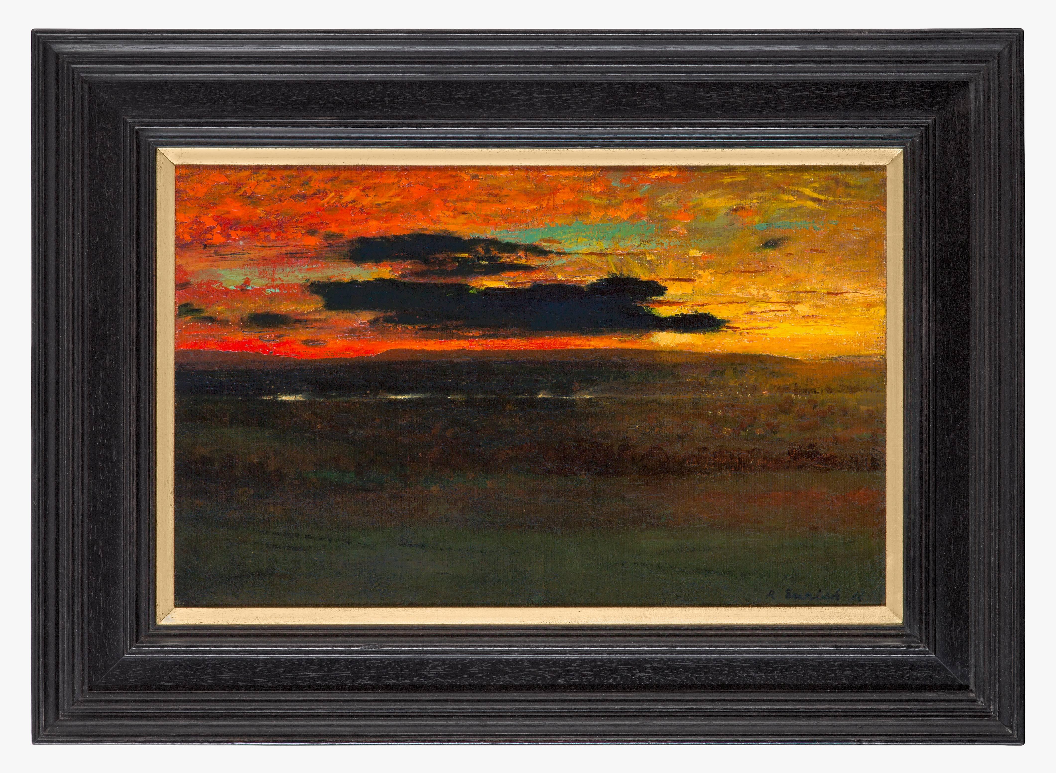 Richard Eurich - Sunset over the Isle of Wight at 1stDibs