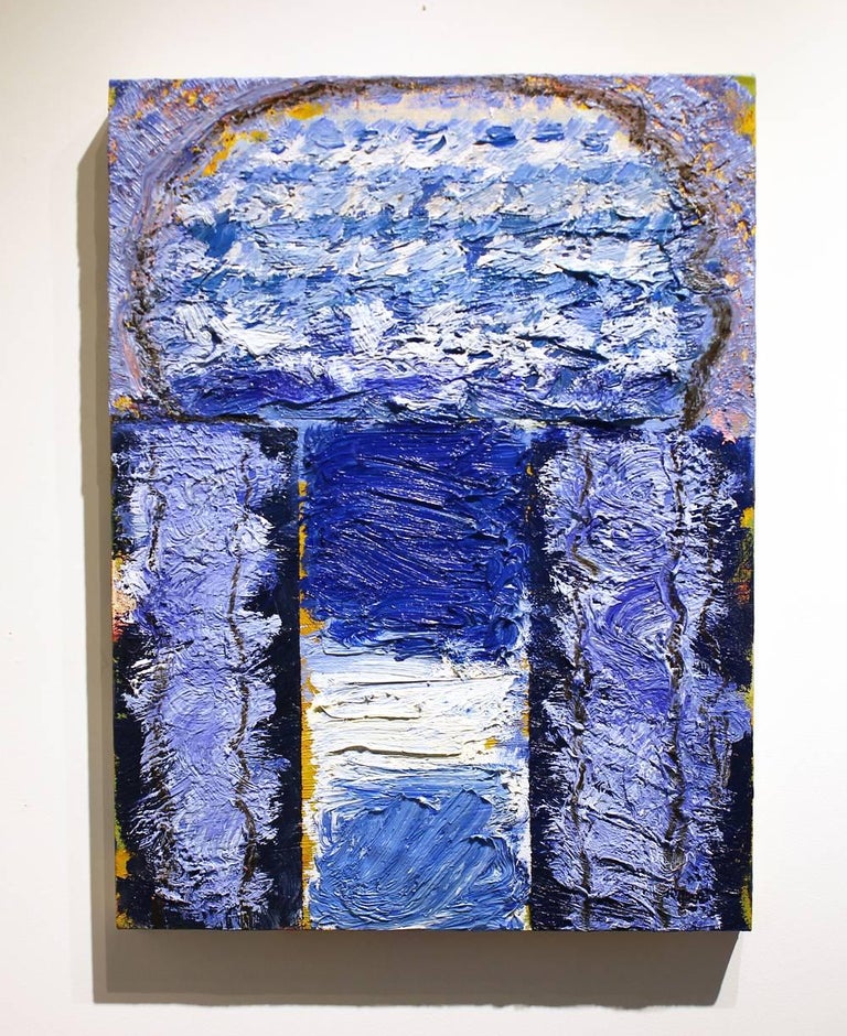 David Urban - Untitled (Halifax Harbour), abstract oil painting on ...