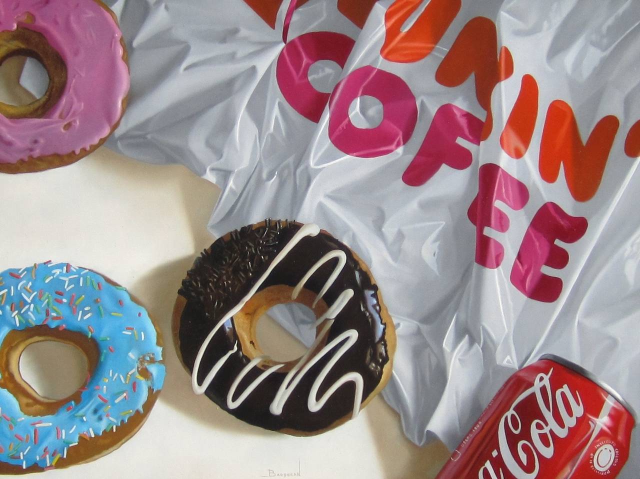 Jose Antonio Diaz Barberan - Still Life with Donut by Jose Antonio Diaz ...