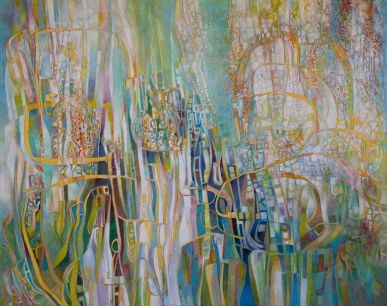 Robert Livsey Wells - Interplay, Oil Painting For Sale at 1stDibs