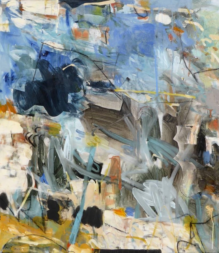 Krista Harris - Eclipsed, 2017, Mixed-Media Abstract on Canvas For Sale ...