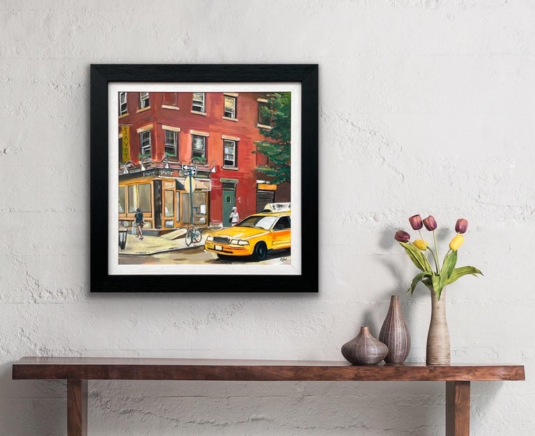 Angela Wakefield - Painting of New York Street Corner Scene by ...
