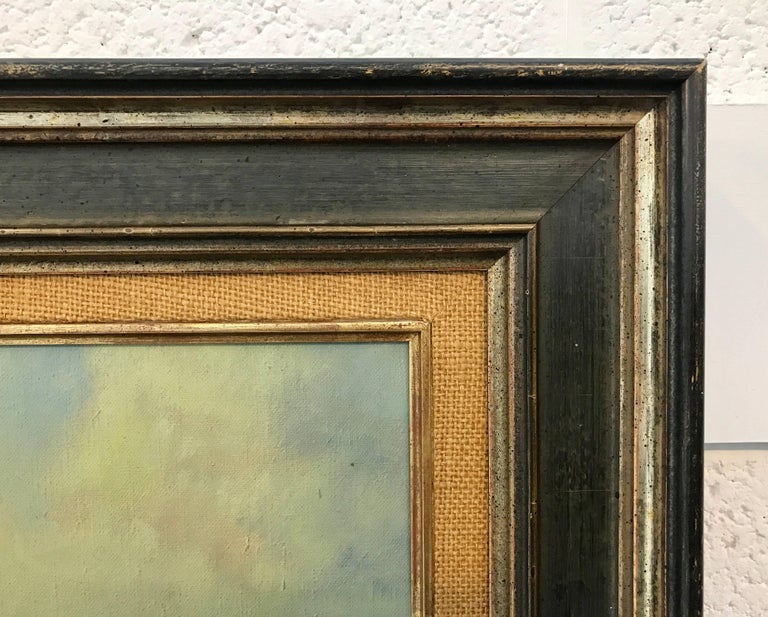 Georges Charles Robin - Port-Villez Neige Original French Landscape ...